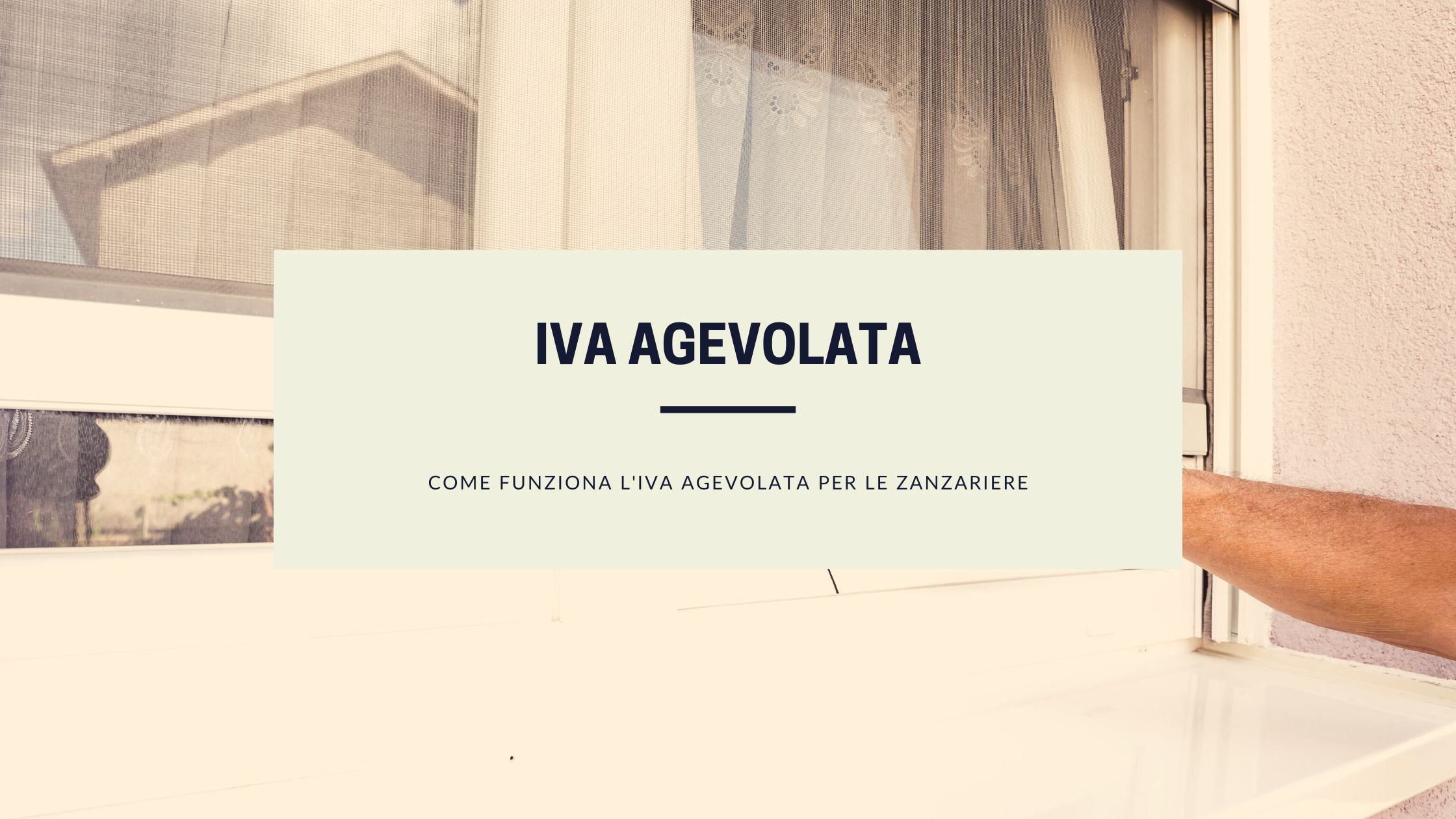 Iva 10% agevolata zanzariere: come funziona ? | Rogiamstore